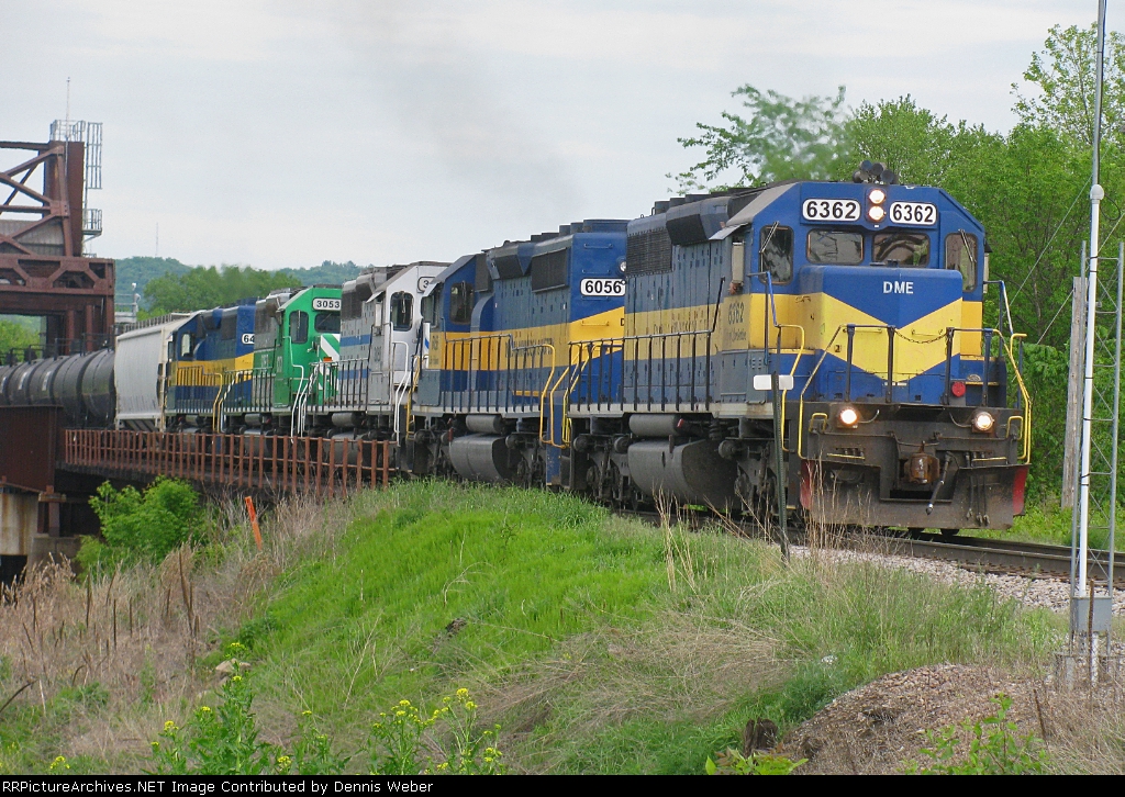 DM&E 6362, CP's Tomah Sub.